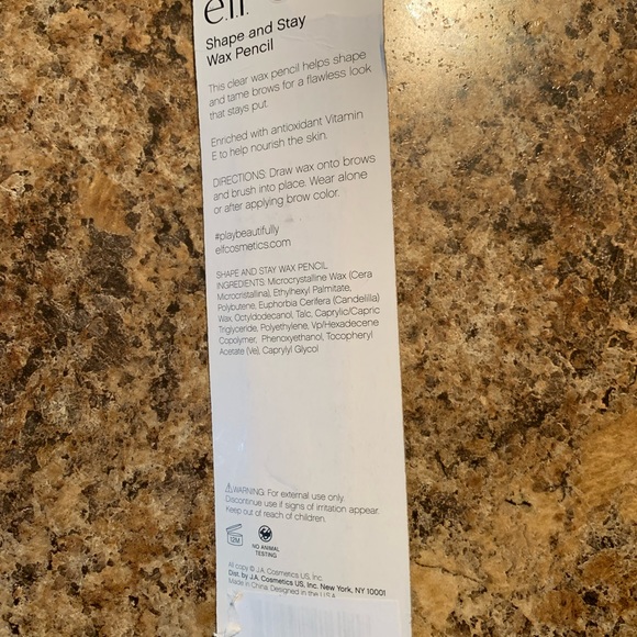 ELF | Makeup | New Elf Shape And Stay Wax Pencil Full Size Clear | Poshmark